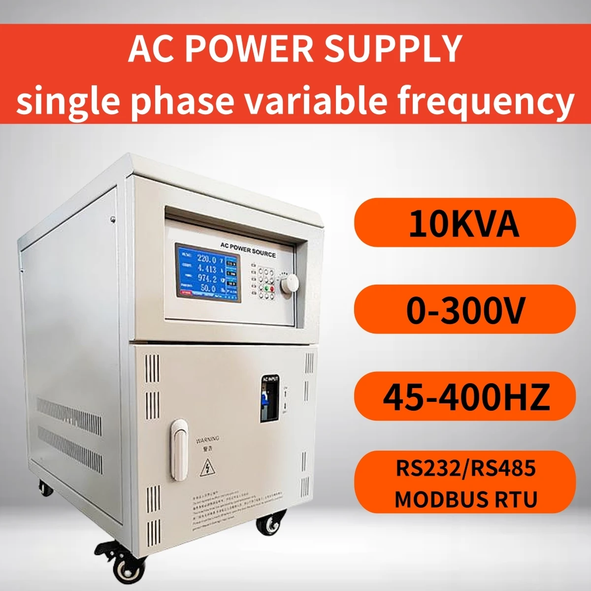 Myami Ac Power Supply 15kva 15kw 300v Laboratory Variable Frequency ...