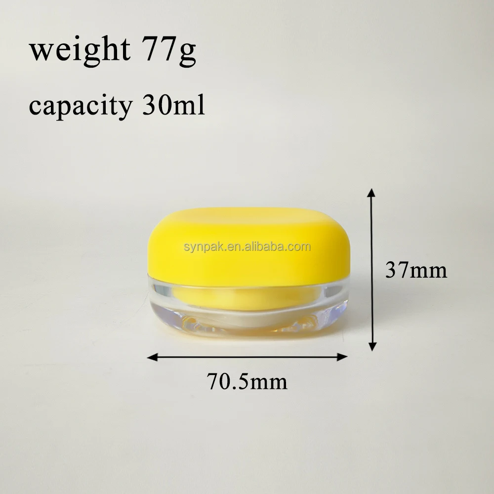 Custom 30ml Plastic Facial Powder Box with Sifter Multiple Colors for ...