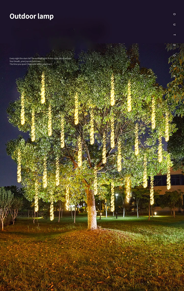 RGB Colorful Outdoor LED Firecrackers - IP66 Decor Lights