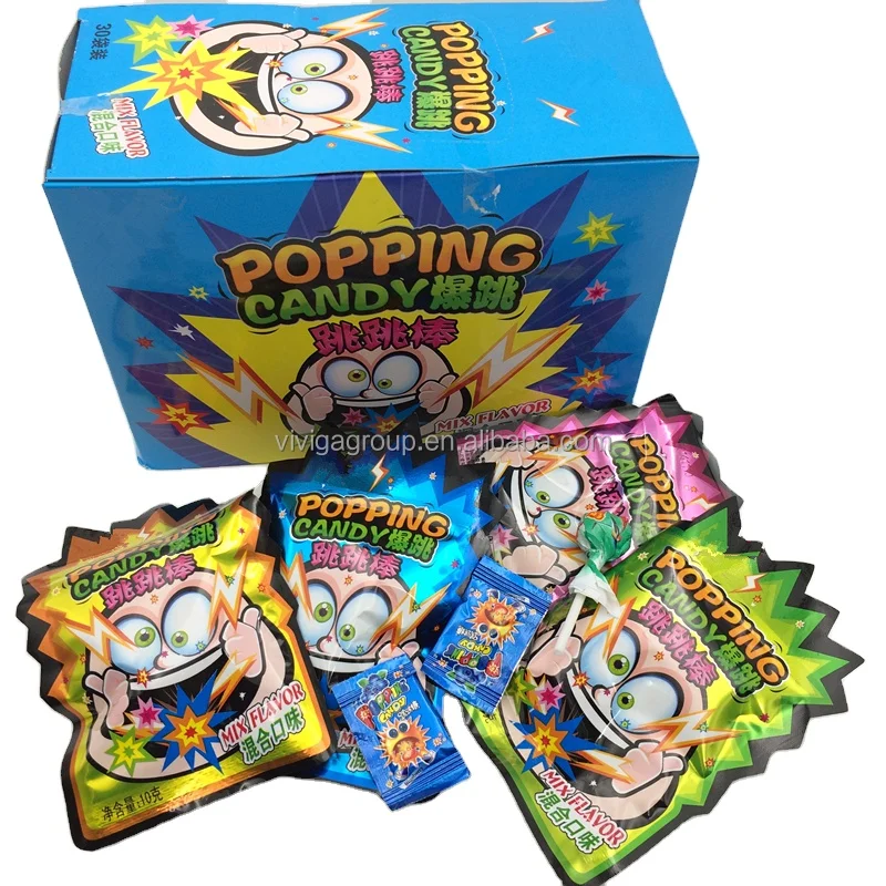 Confectionery OEM Mix Fruit Flavor Bulk Magic Pop Rock