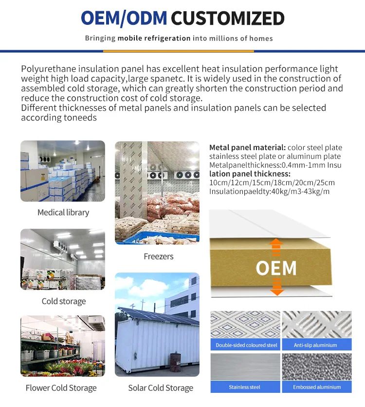10ft Mini Cold Room Supplier Sale Solar Container Commercial ...