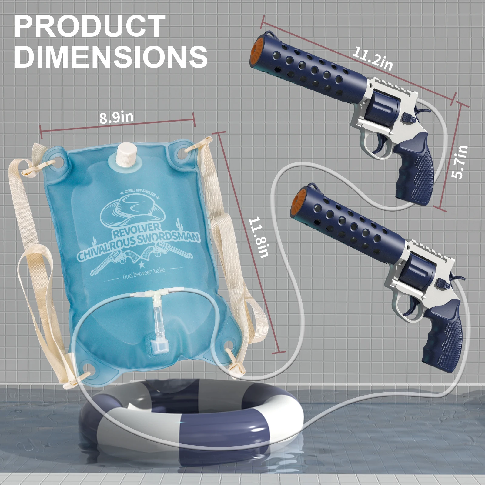 Iqoem-cy030 Double Gun Left Wheel Fully Automatic Continuous Firing ...