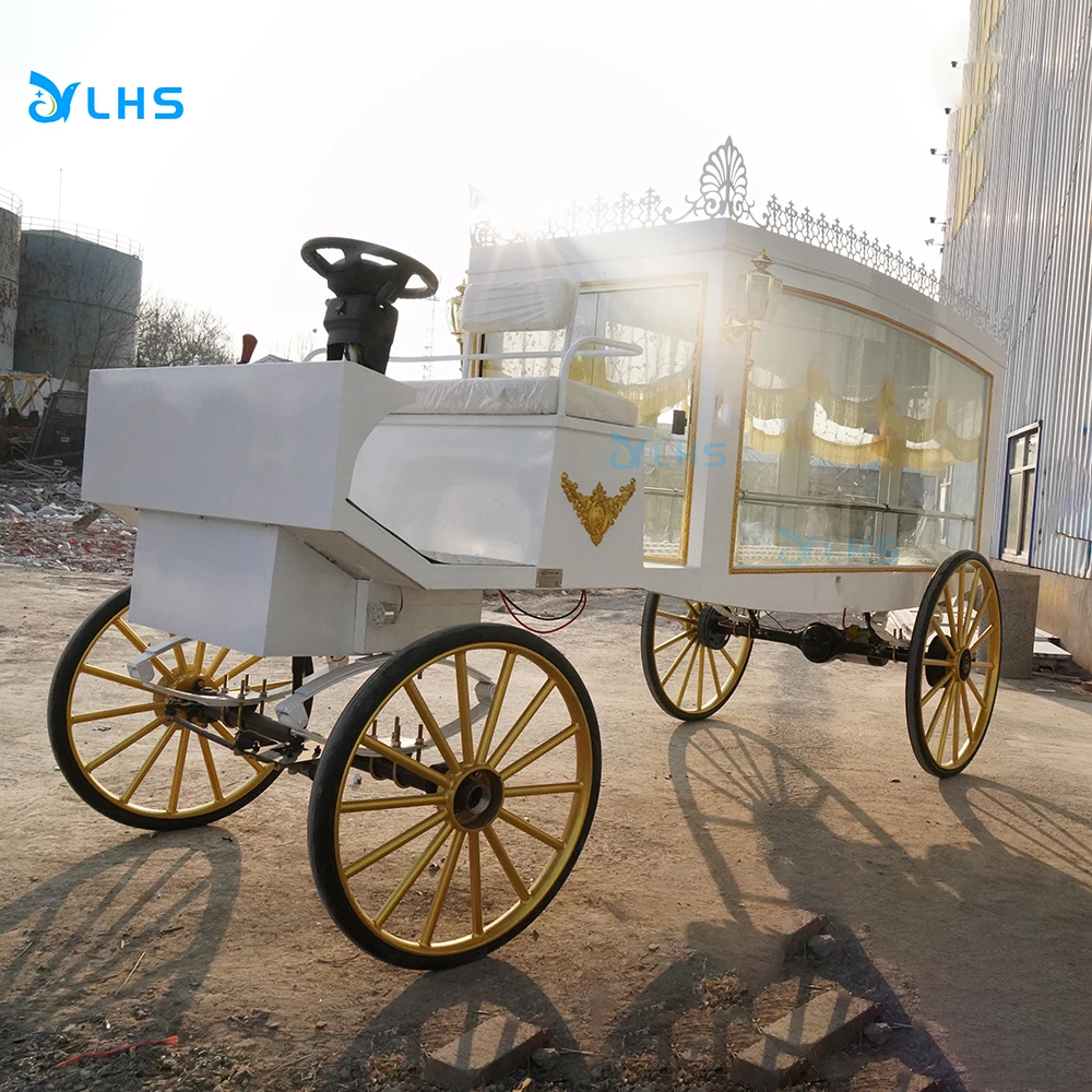 Best Selling Pneumatic Wheel Funeral Hearse Horseless Customized Horse ...