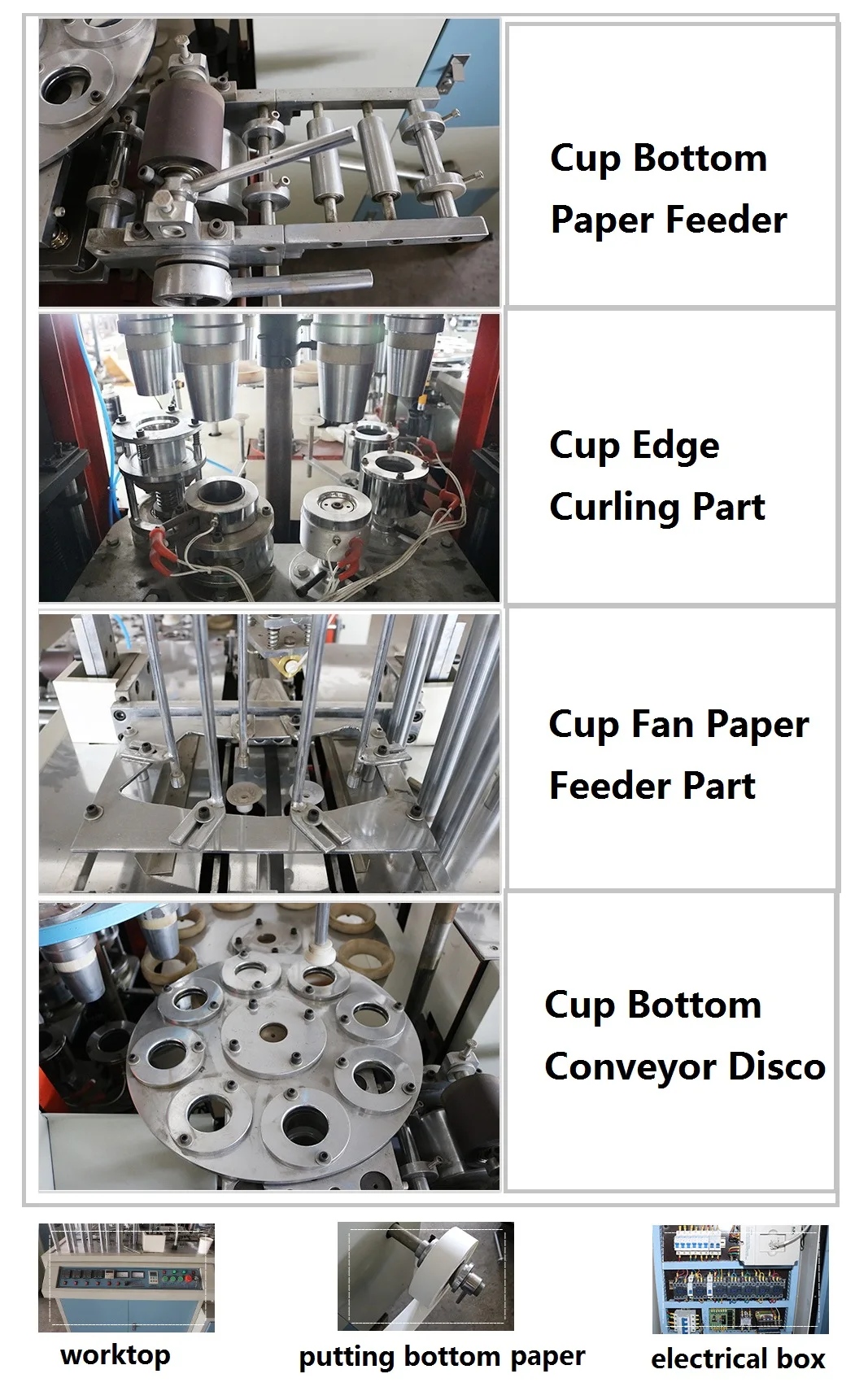 Disposable Automatic Double Wall Paper Cup Making Machine