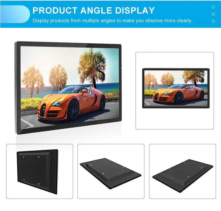 27 32 43 Inch 1920x1080 Android System Wall Mounted LCD Display