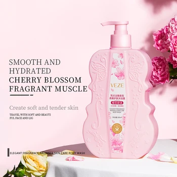 Veze Korean Cherry Blossom Perfume Moisturizing Whitening Body Wash ...