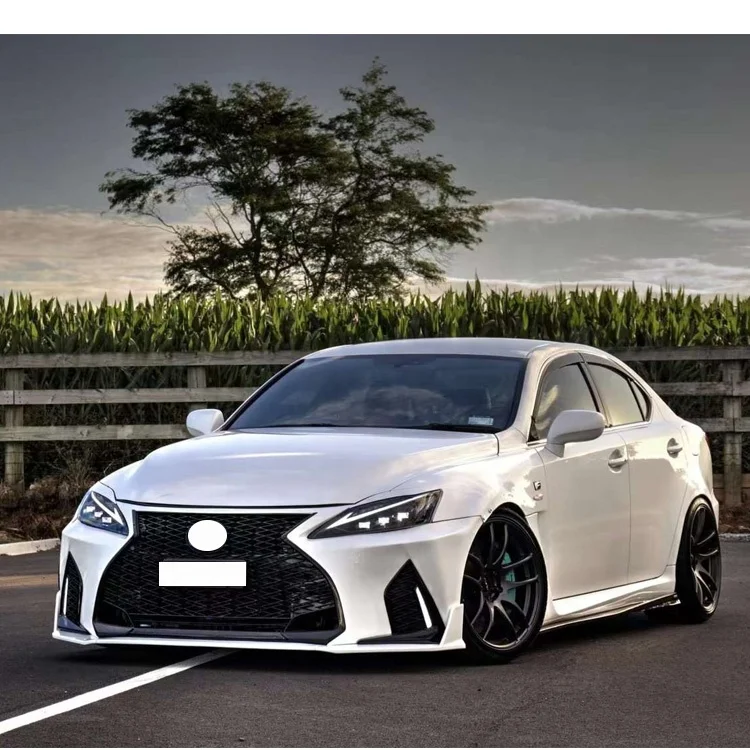 Alibaba.com: IS F-Sport Front Bumper LED Headlight Through Hole Tail Lights Body Kit for LEXUS ...