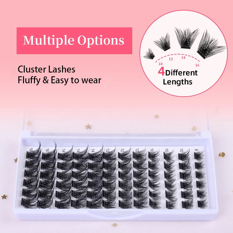 Wholesale Pre Cut Segmented Eyelashes - DIY Kit