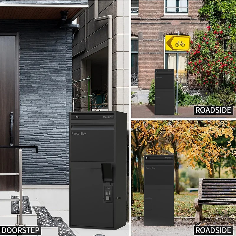 Custom Large Smart Parcel Delivery Box - Outdoor Mailbox for Secure ...
