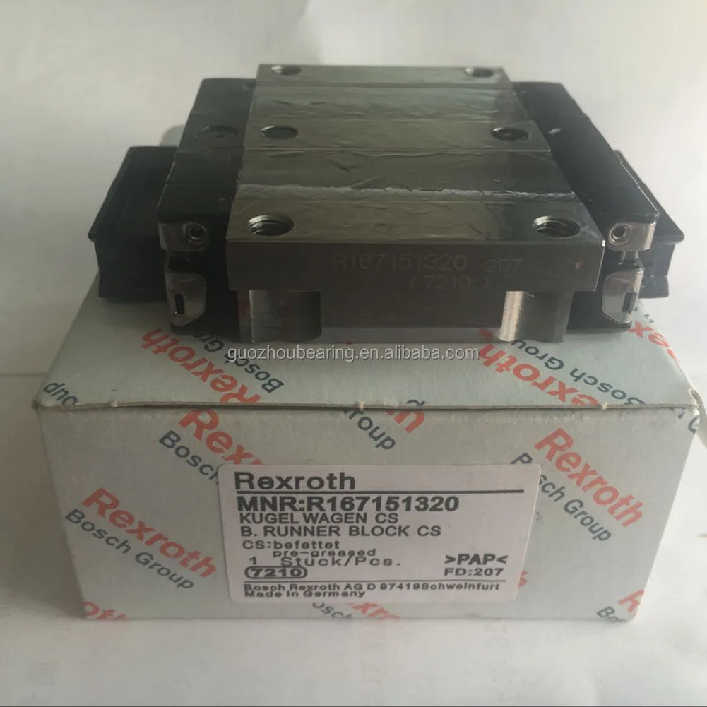 REXROTH Linear Motion Guide Block R167181410 - High Precision