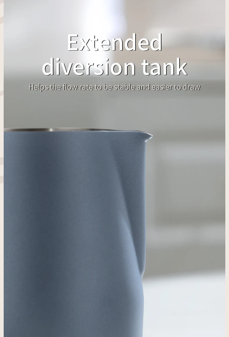 Bincoo Coffee Pull Flower Vat Milk Foam Cup Stainless Steel ...