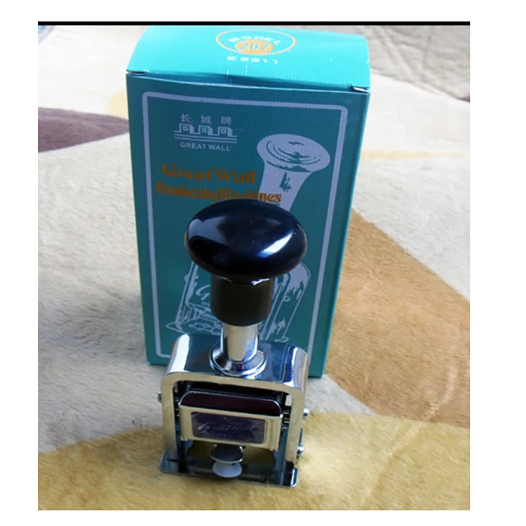 8digit Automatic Numbering Machine Hand Numbering Machine Manual ...