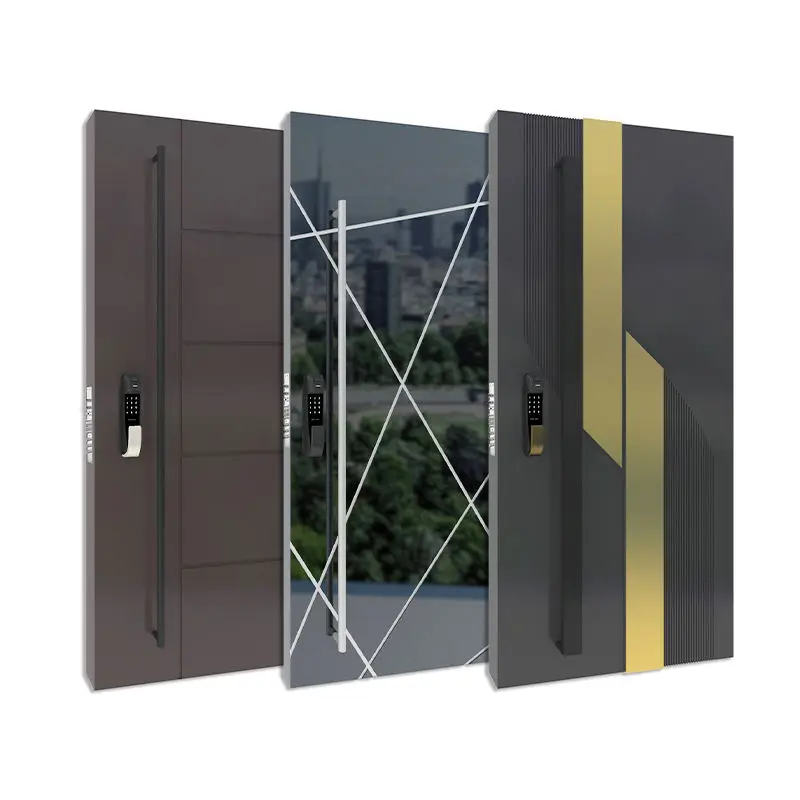 304 Stainless Steel Entrance Doors Security Doors Exterior Doors Smart ...
