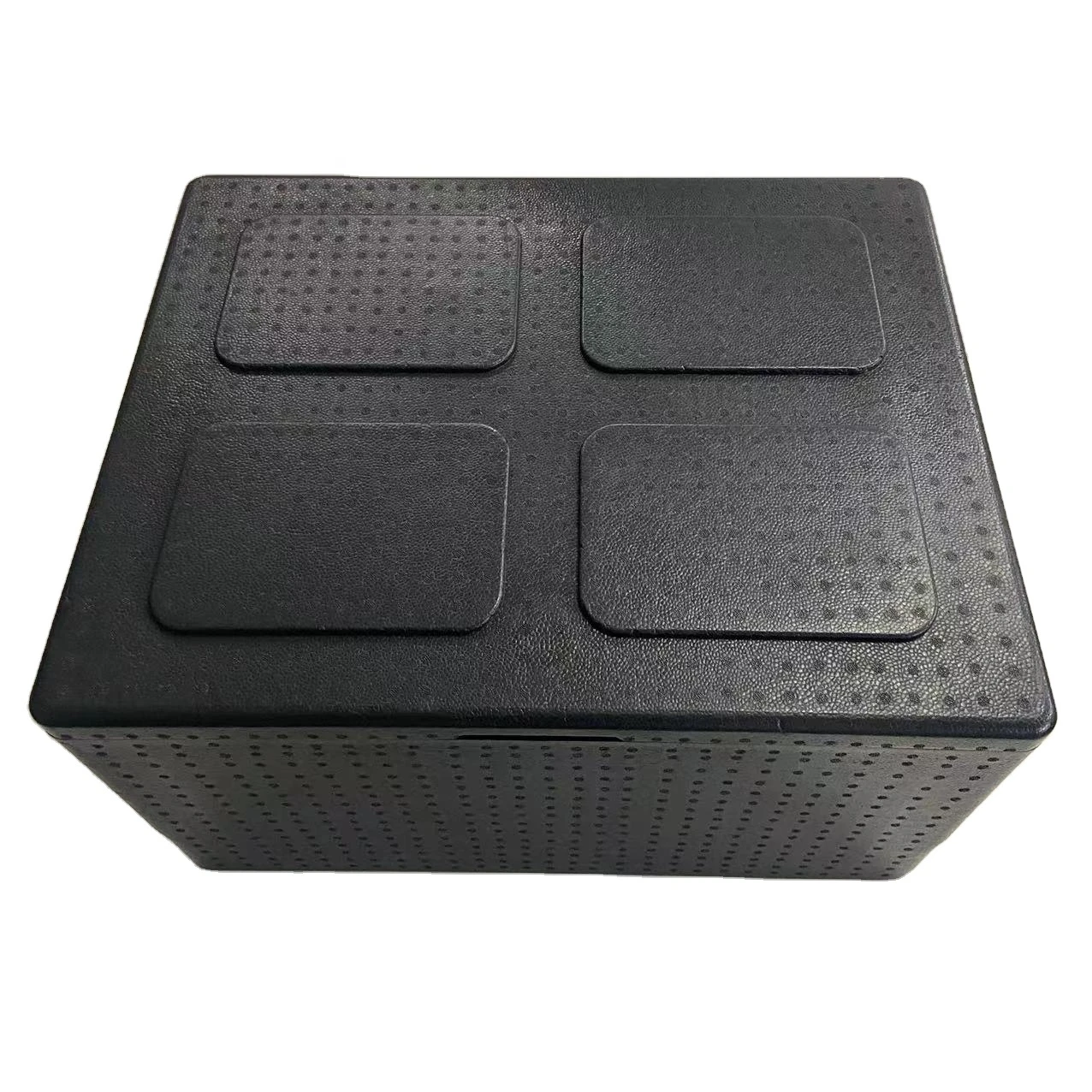 Black Epp Foam Cooler Box Packaging Box Food Customized 3 Day Cold ...
