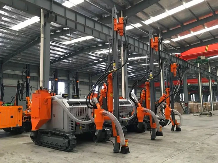 30m Hydraulic Integrated Dth Mining Air Compressor Drill/drilling Rig ...