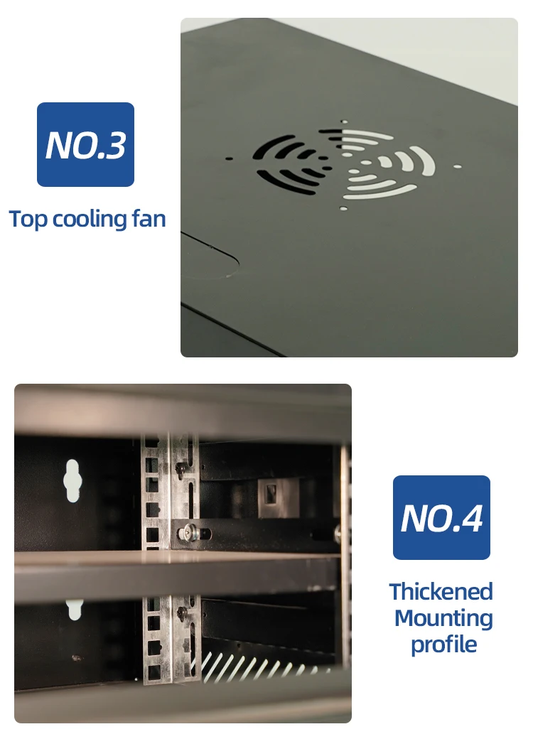 19 Inch Internet 9U Server Rack - DDF Waterproof Outdoor Cabinet