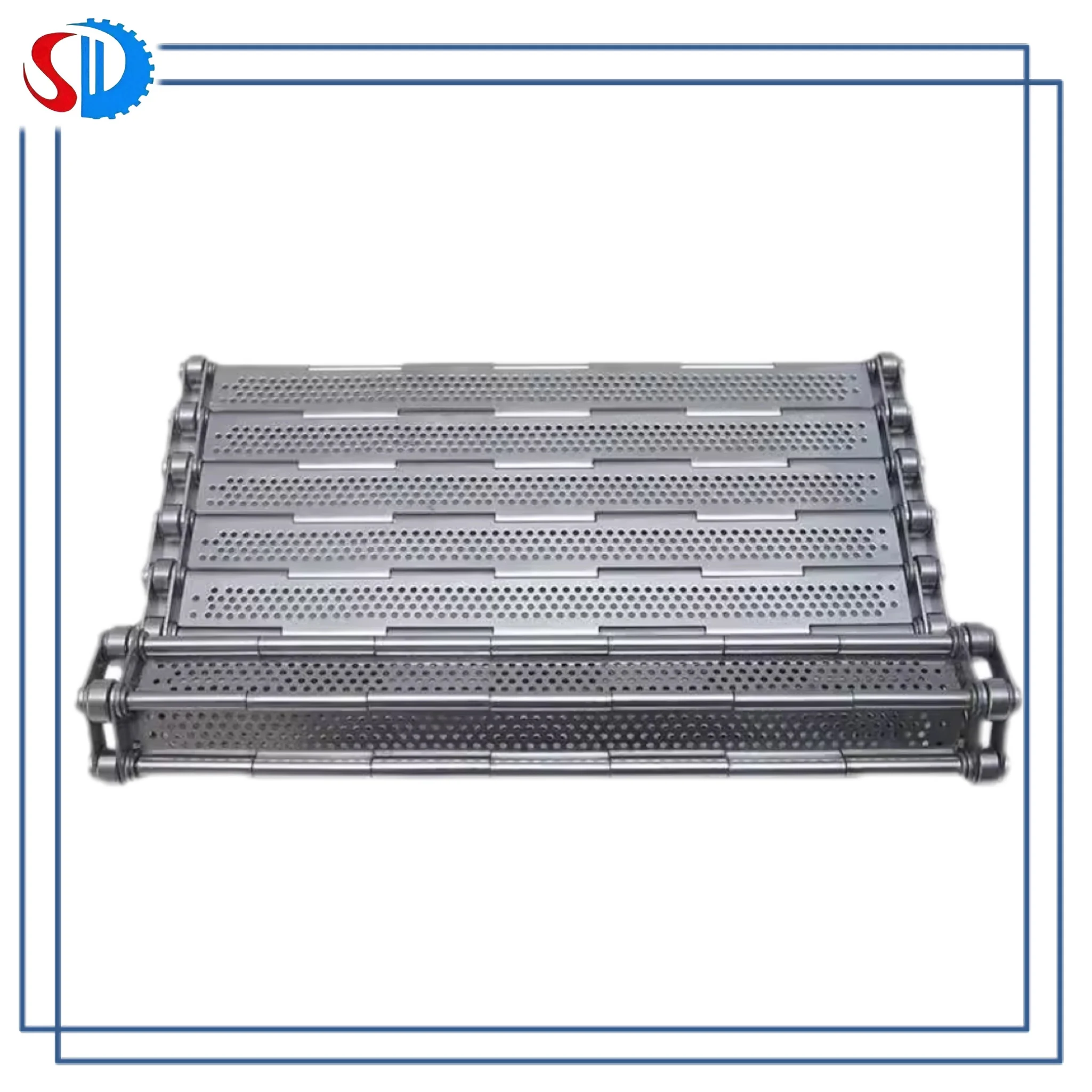 Metal Conveyor Belt Heavy Load Stainless Steel Carbon Steel Chain Plate ...