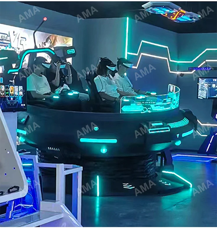 Commercial Vr Machine Driving Spaceship With 5 Seats Simulator Virtual ...