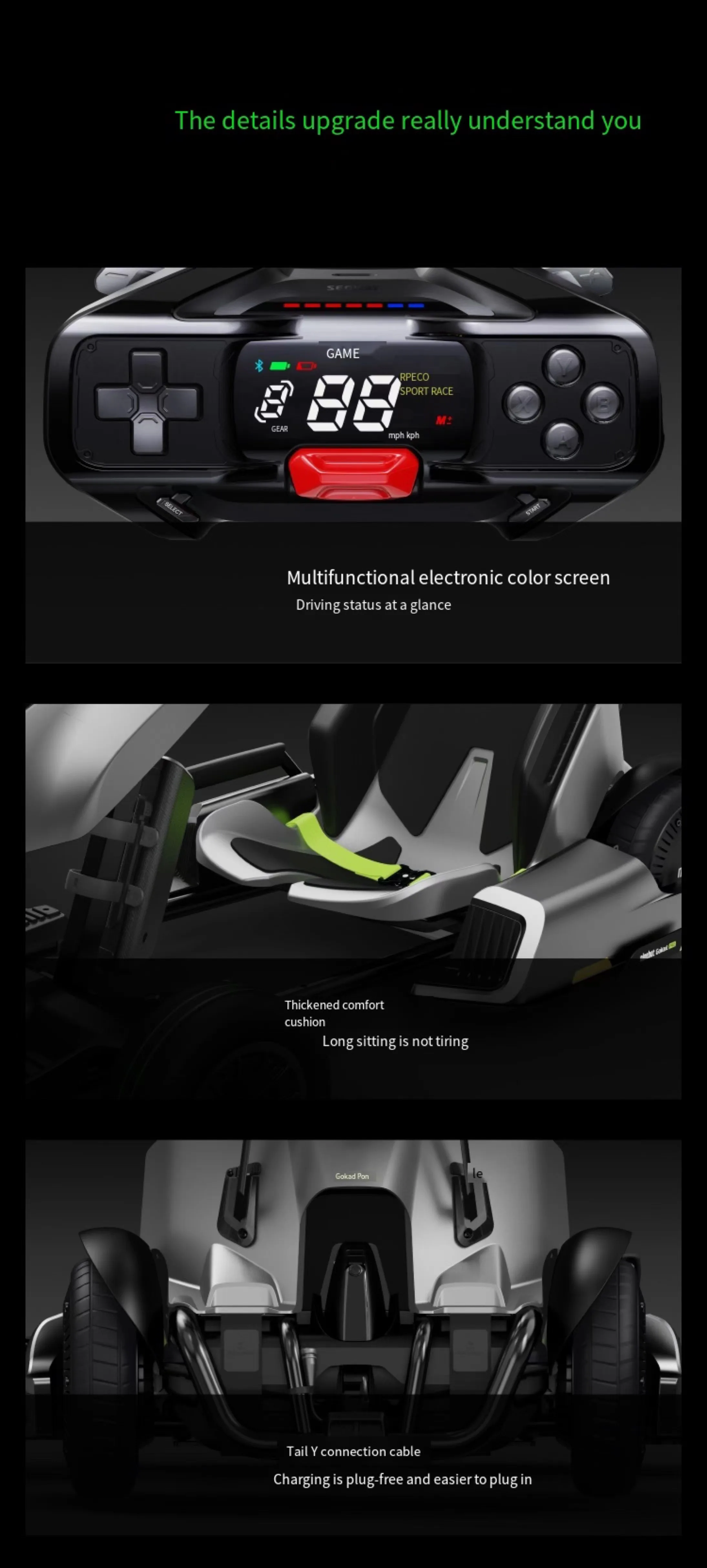 Ninebot Gokart Pro 2 - Ultimate Electric Go Kart Scooter