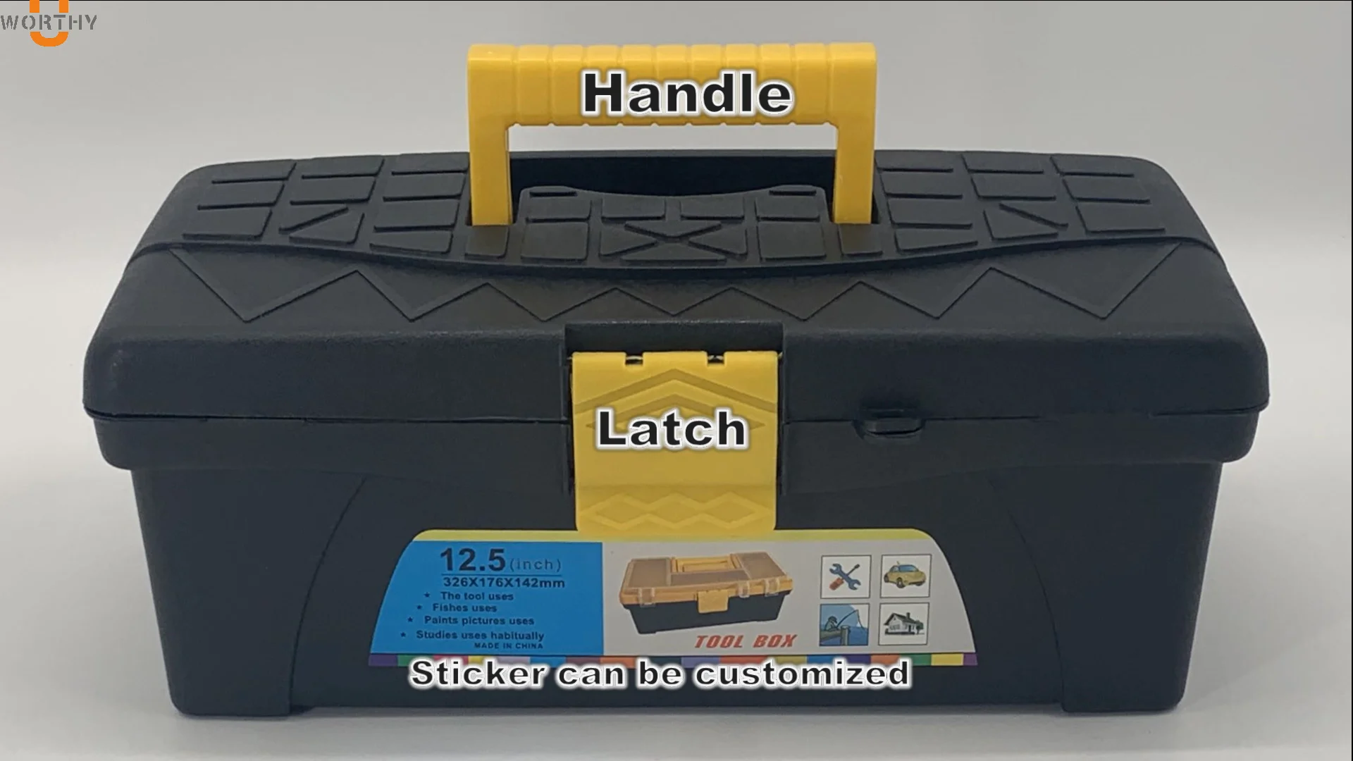 China Manufacturer Cheap Price Pp Material Tool Box Home Use Plastic ...