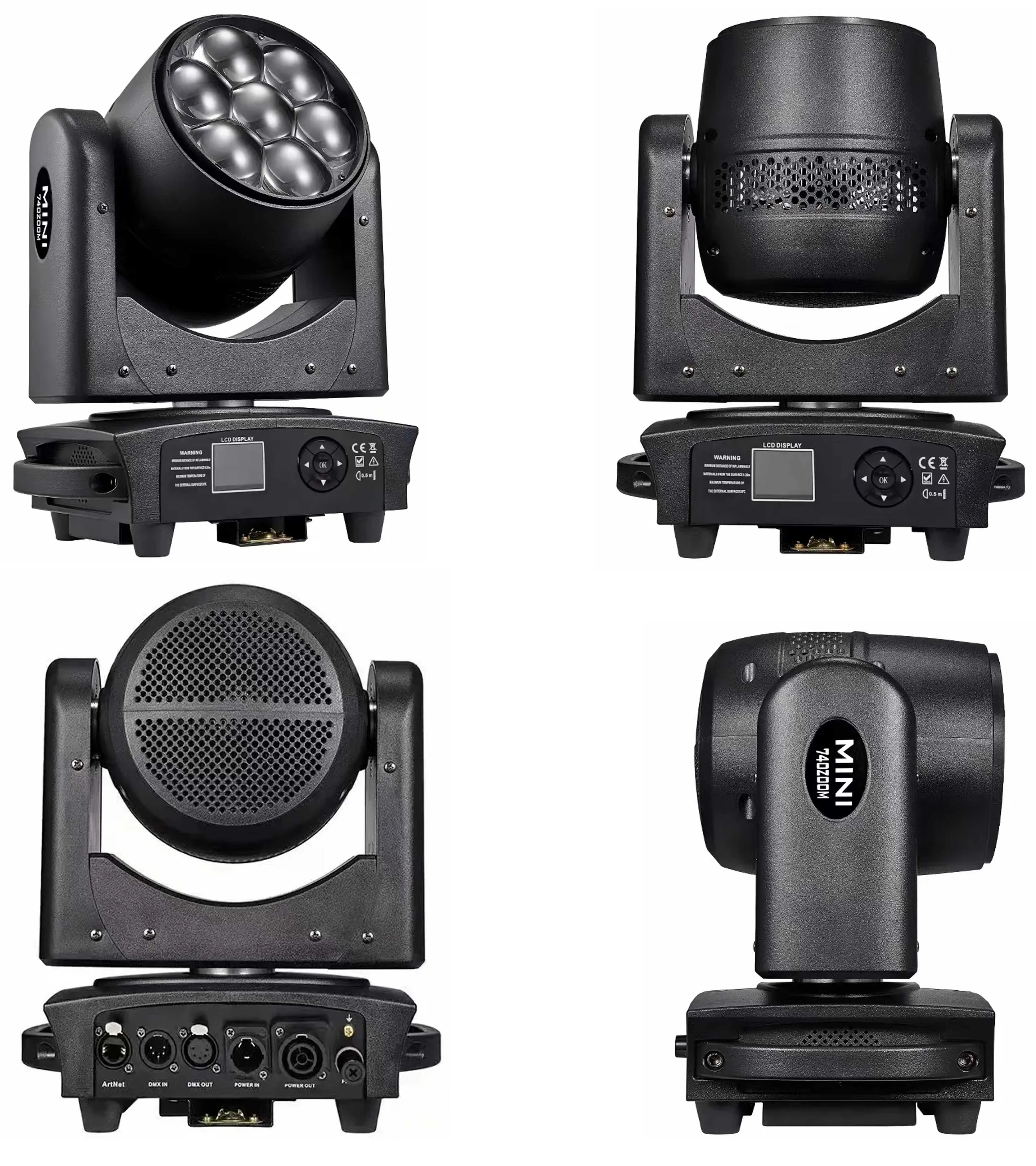 Clay Paky Mini-b 7pcs 40w Zoom Rgbw Led Wash Moving Head Beam Light For ...