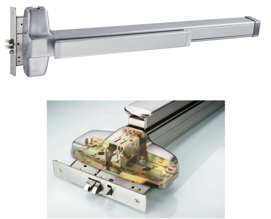 KEYMAN 2024 New Push Rod Lock With Mortise Lock Emergency Panic Door ...