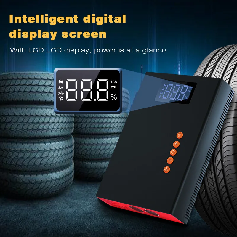 Powerful New Tire air Inflator Tyre Car Jump Starter 4-in-1 Portable ...