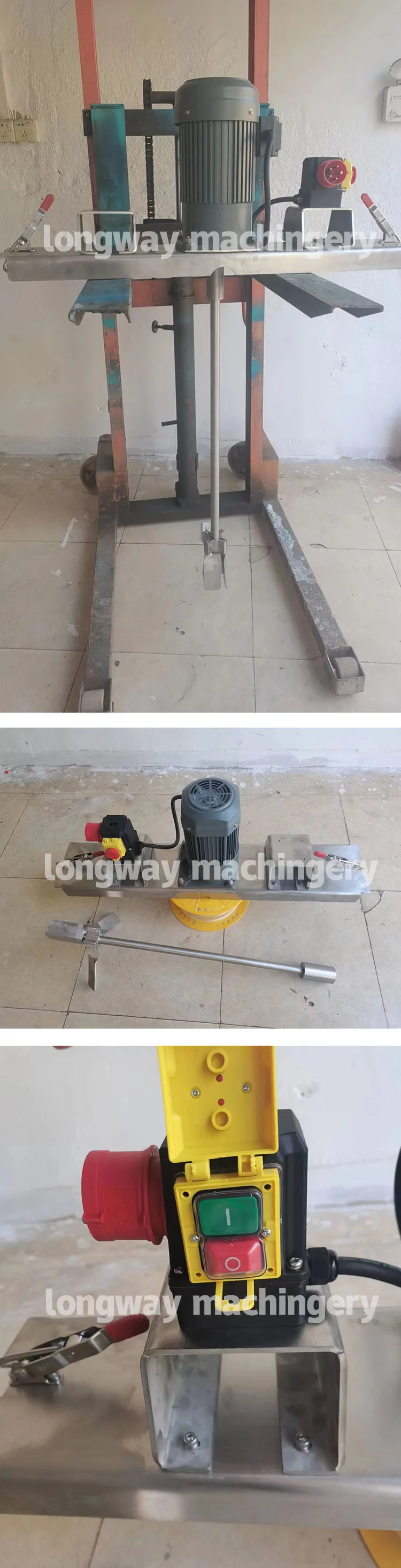 Ibc Ton Drum Electric Mixer 1000l Explosion-proof Anti-corrosion Raw ...