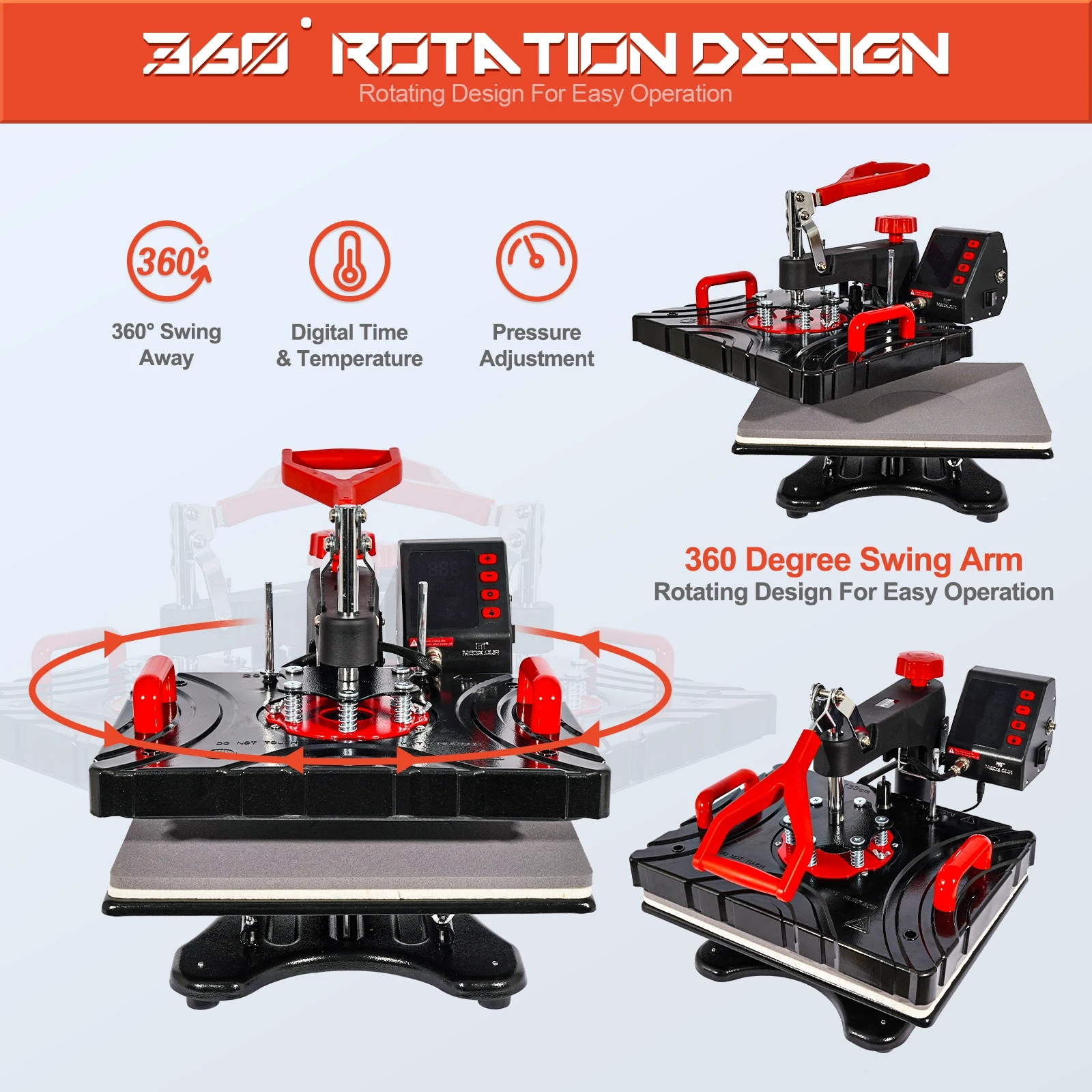 Multifunctional Combo 10 in 1 Heat Press Sublimation Machine