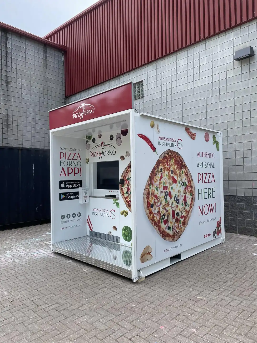 Forno Pizza Machine Vending Pizza Making Machine Vending Pizza Kiosk ...
