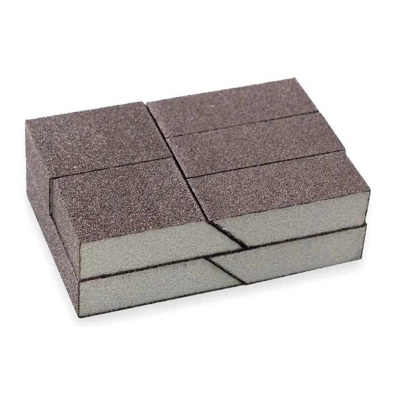 125x75x25mm Flexible Sanding Sponges Single Bevel Angle Aluminum Oxide ...