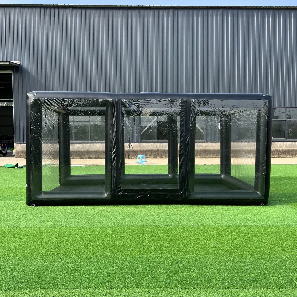 Workshop Wash Shelter Inflatable Car Cover Clear Tent Car Room for ...