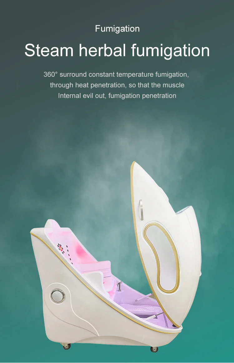 Guangyang Factory Price White Ozone Sauna Capsule Spa Capsule on Sale