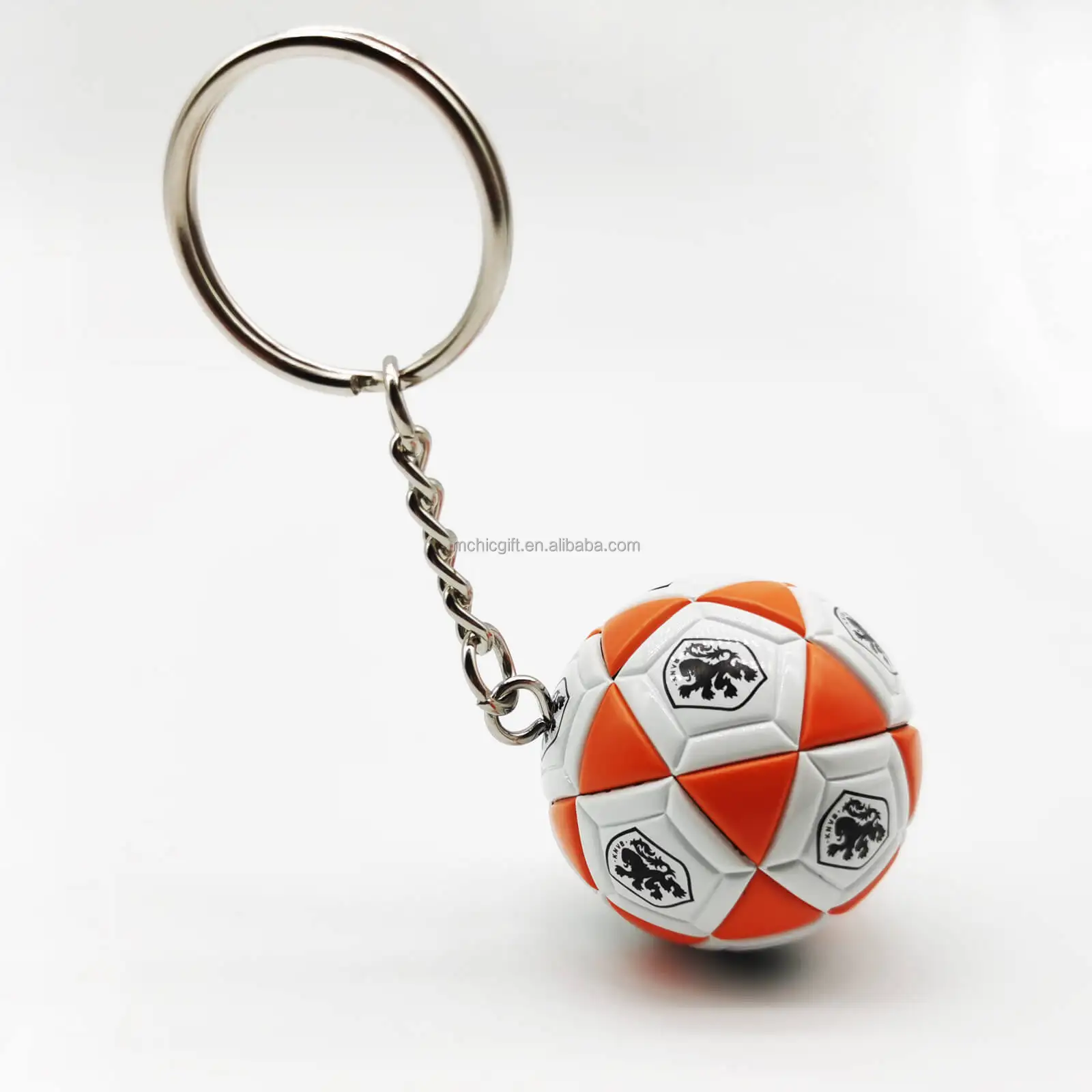 Custom Print Premium Soccer Keychain Customized 3D Football Key Chain ...