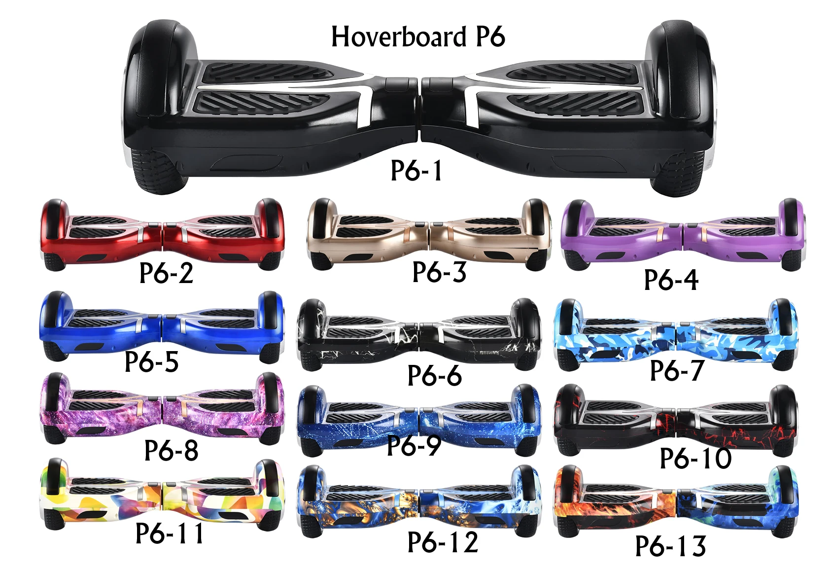 2023 Cool Haverboard Hoverboard White 6.5 10 Inch Black Cheap Price ...