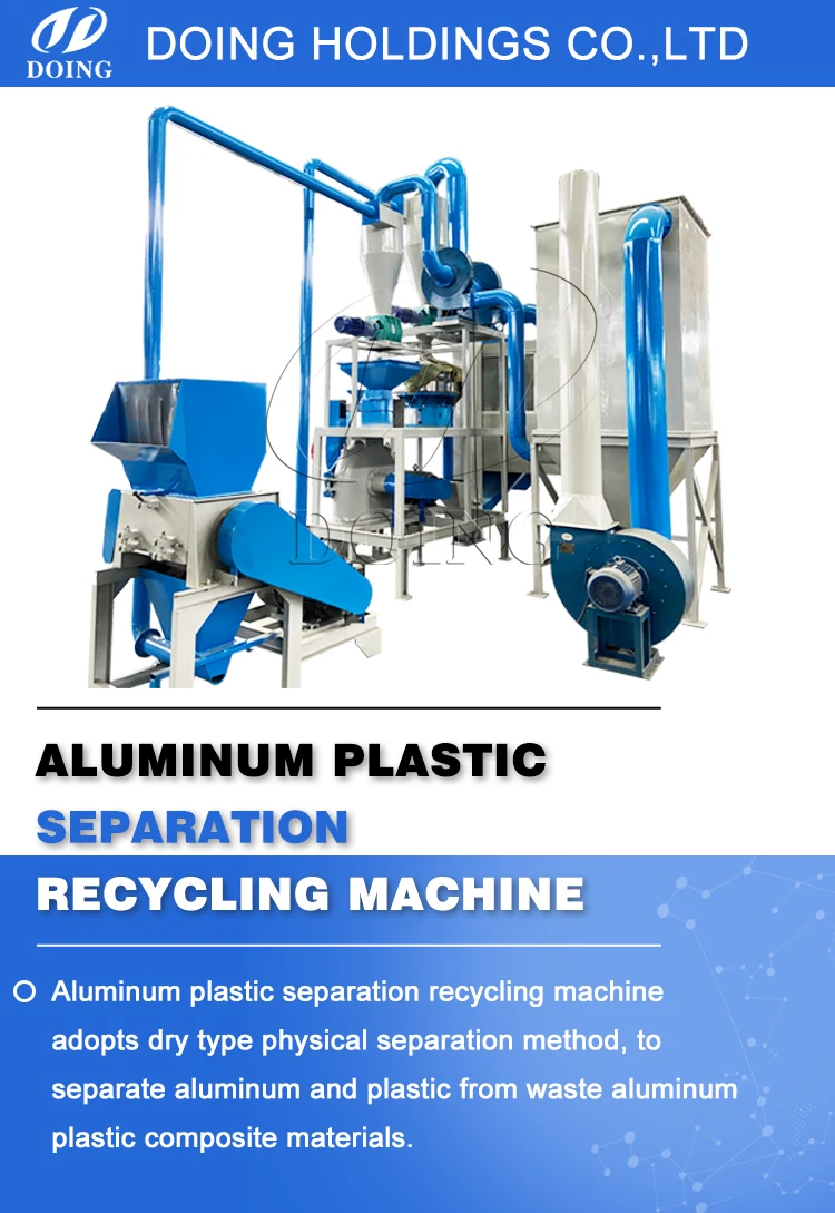 99% Separating Rate Scrap Aluminum Plastic Panels Crushing And ...