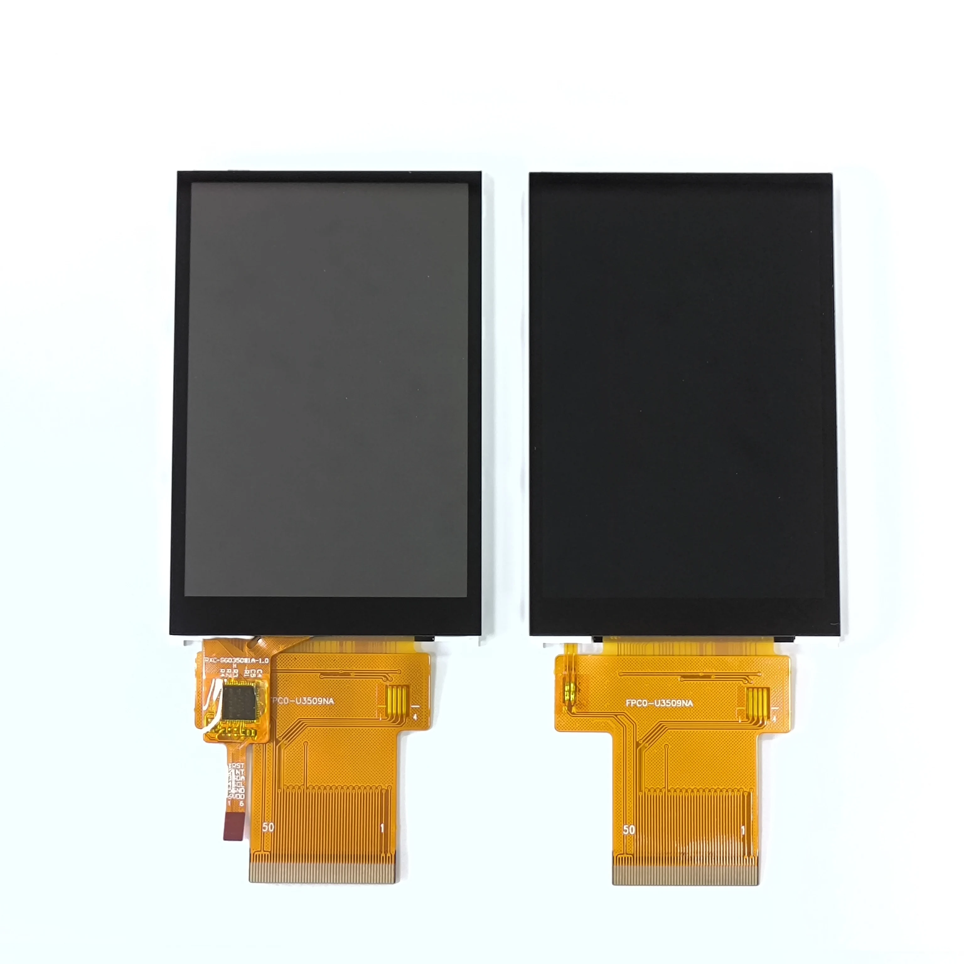 320x480/hvga Full Black Effect Custom Touch Panel 3.5 Inch LCD