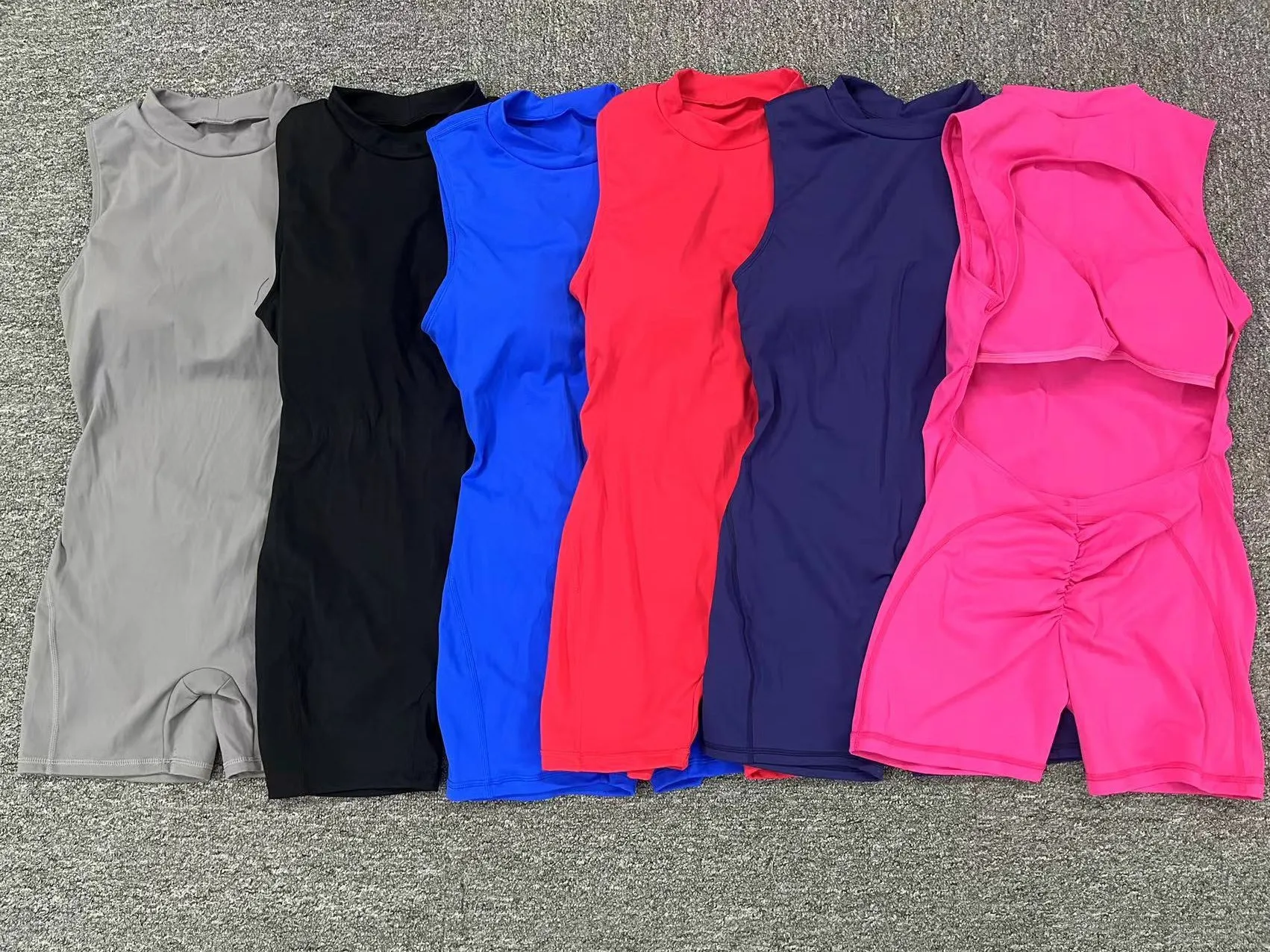 Custom Women's Bodycon Shorts Jumpsuits with Tummy Control