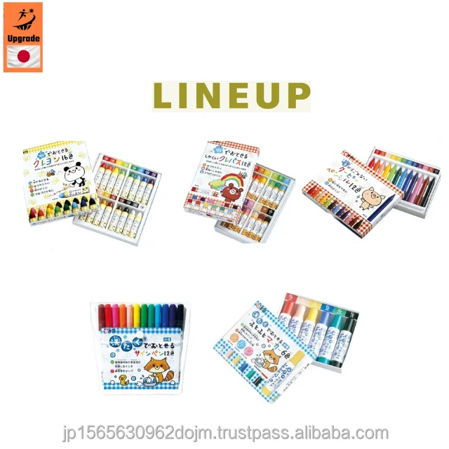 Stationery Japanese Sakura Color Crayons Bulk Cool Best Art Supplies ...