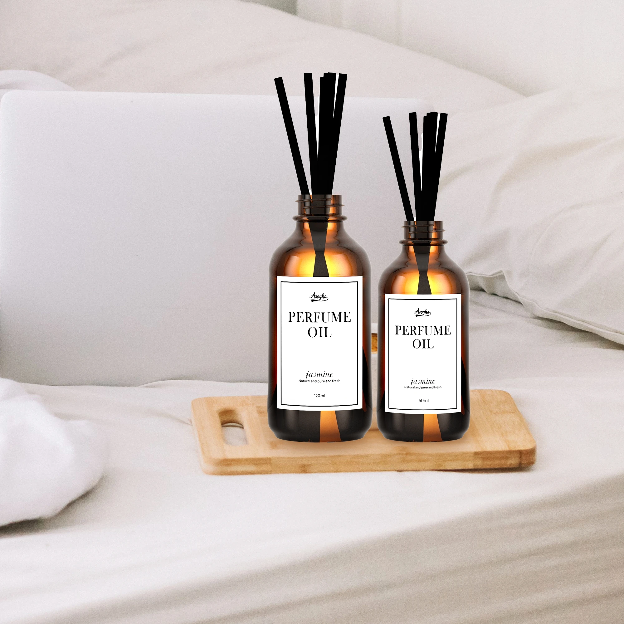 Flameless Home Perfume Essential Oil Natural Scent Rituals Rattan Stick ...