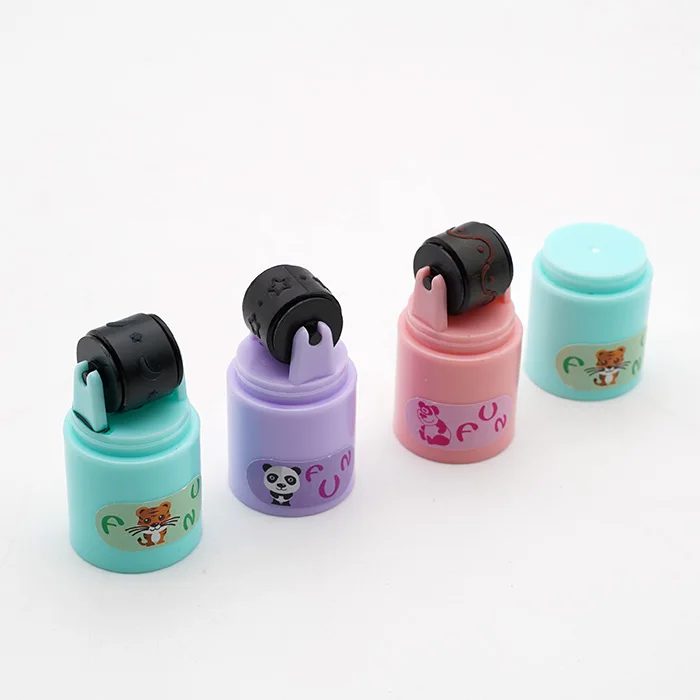 DIY Mini Educational Cartoon Arts Cute Detachable Portable Roller Toy ...