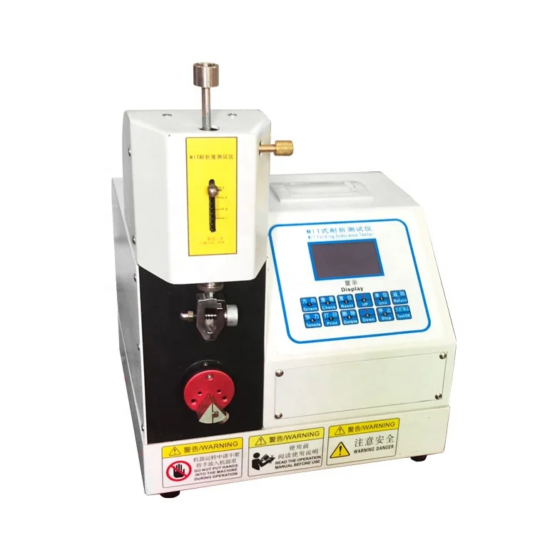 ASTM D2176 Paper MIT Folding Endurance Tester - Large LCD Display
