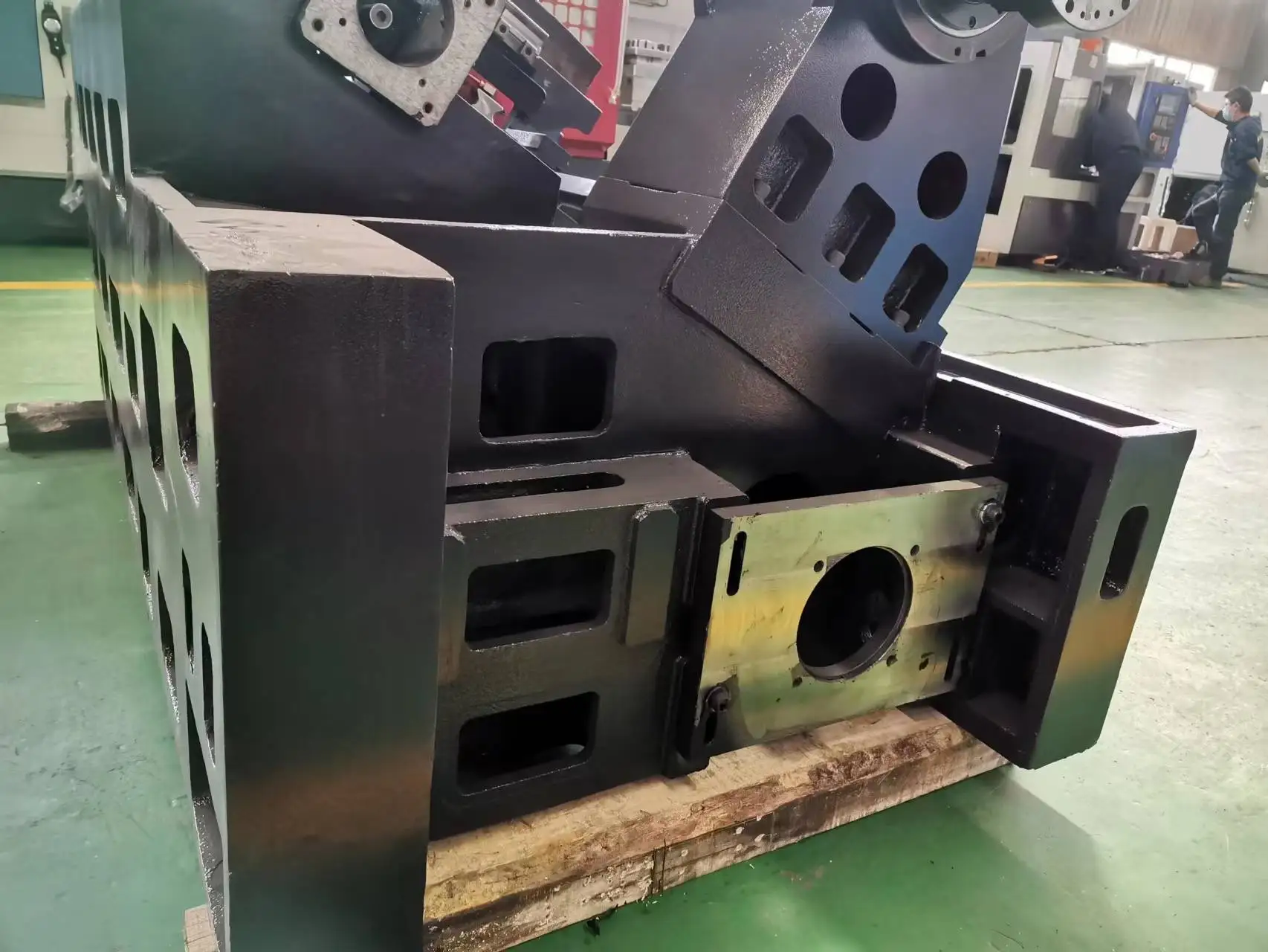 TCK65 Slant Countertop Metal Cnc Lathe Machine Linear Guide High ...