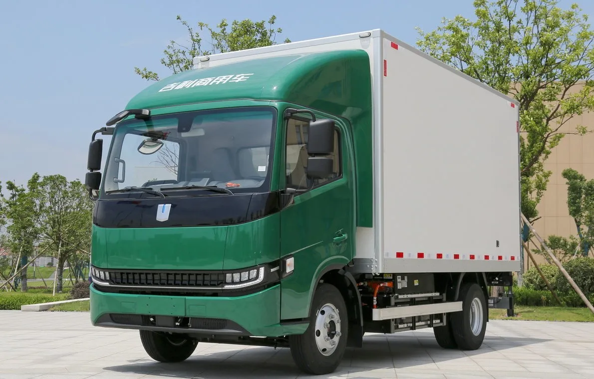 Used Truck Geely Farizon Electric Cargo Truck 4x2 3360mm 90kwh Factory ...