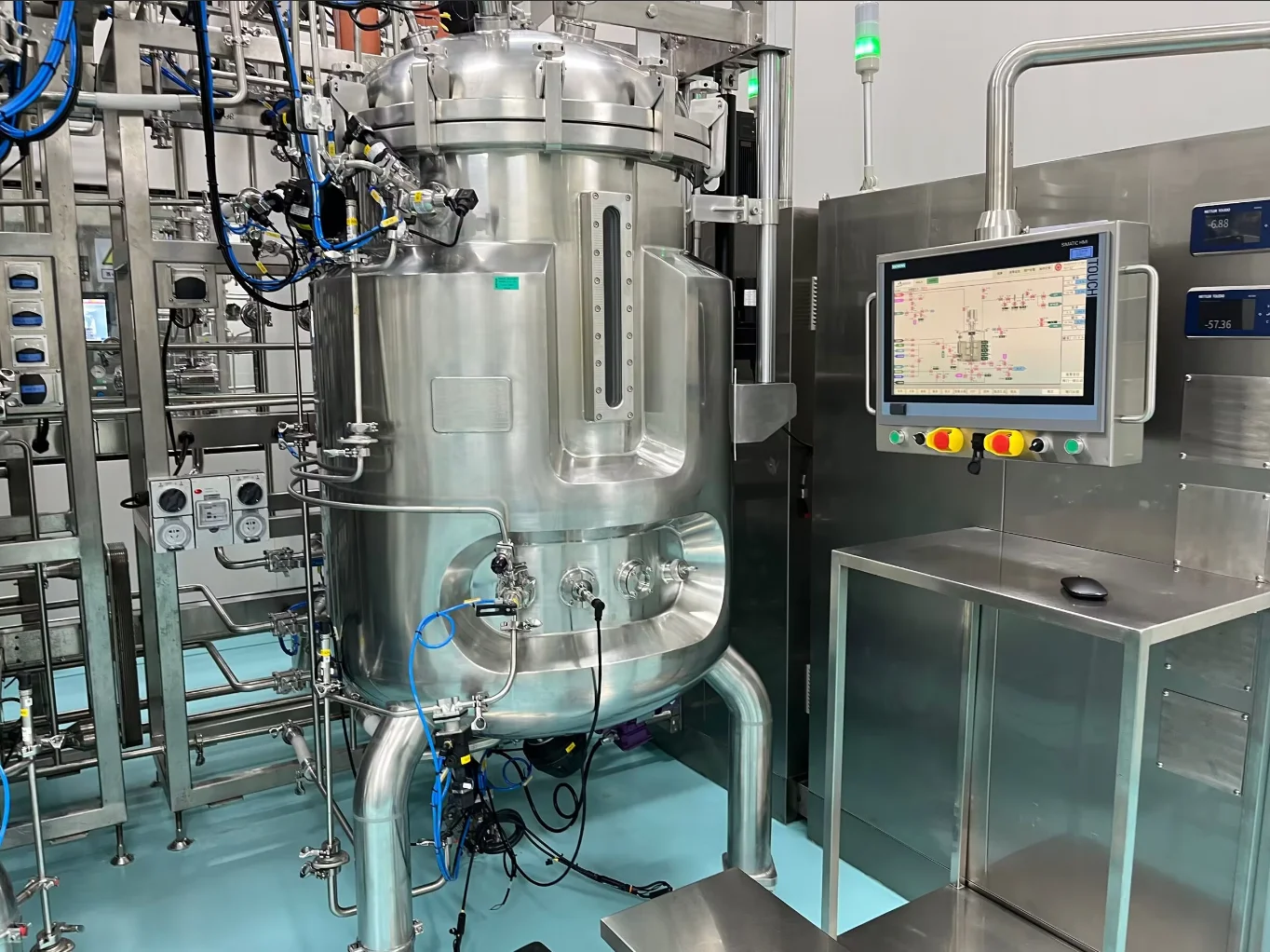 Pilot Stainless Steel Bioreactor Probiotic Industrial Fermentation ...
