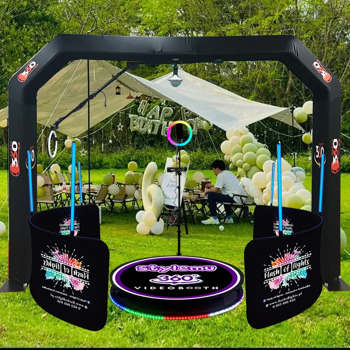 overhead 360 automatic photo booth with truss Commercial Rental ...