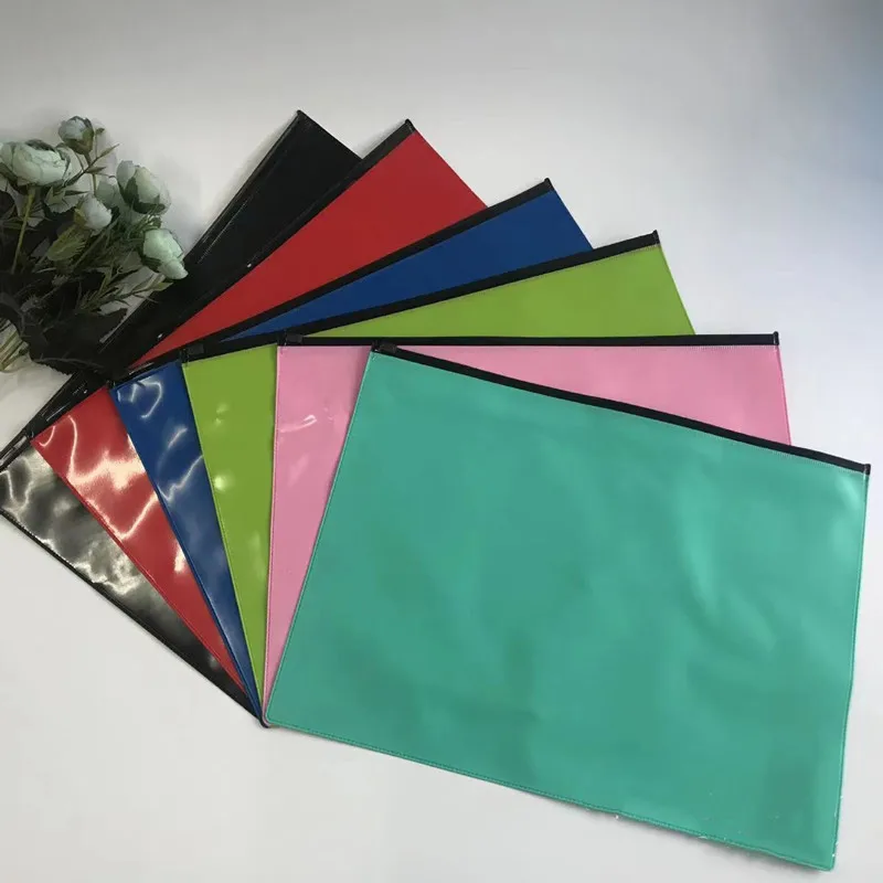 Stylish PVC Zip Lock Waterproof Document & Permit Holder Printed ...