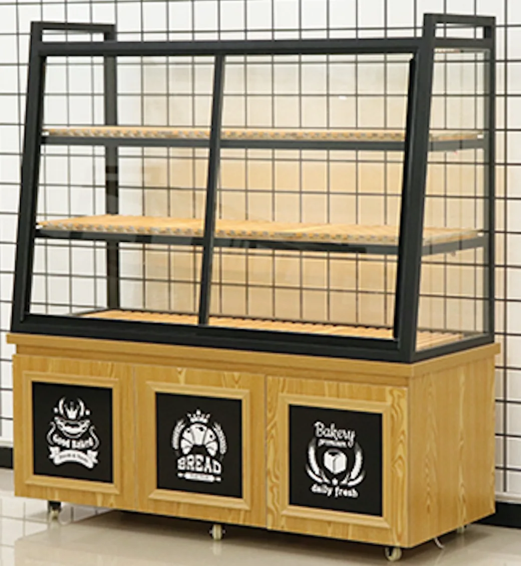 Bread Rack Bakery Display Cabinet Cake Showcase Bakery Display Cabinet ...
