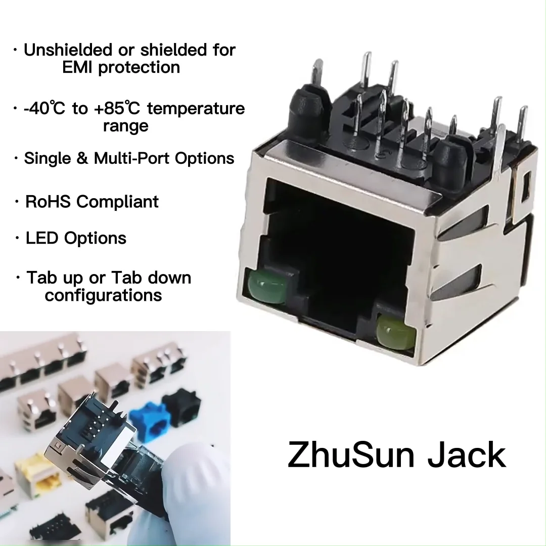 Smd Rj45 Connector Modular Jack 3-6339191-1 2-6339191-3 - Buy Smd Rj45 ...