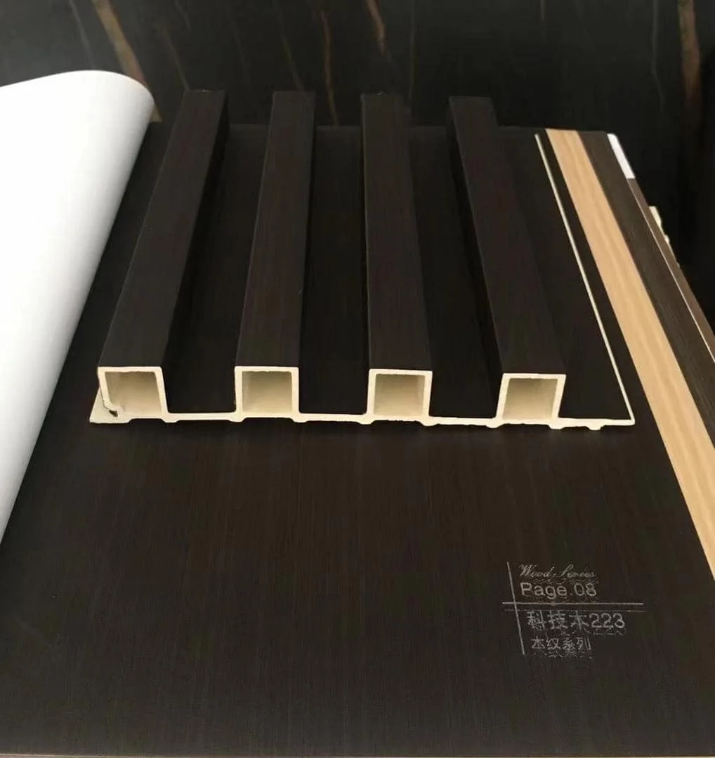 Interior Decoration WPC Grille 3D Wall Panel Waterproof Firewall Panel ...